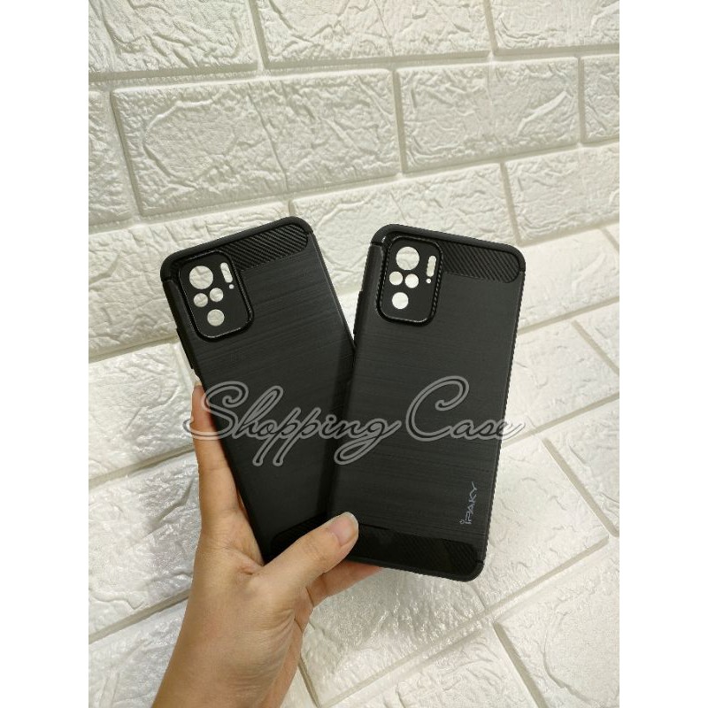Jual XIAOMI REDMI NOTE 10 NOTE 10S CASE SLIM FIT CARBON SOFTCASE FIBER ...