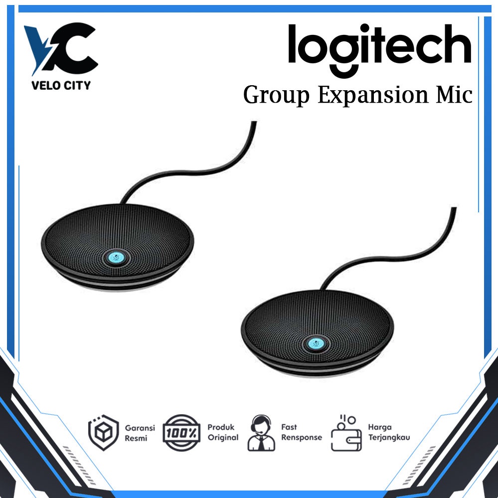 Jual Logitech Group Expansion Mics for Logitech Group - Garansi 2 Tahun ...