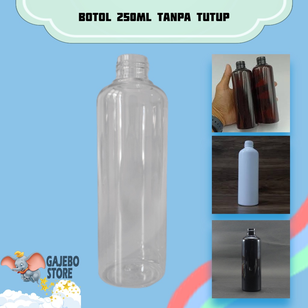 Jual BOTOL BR 250ML N24 WARNA BENING DAN PUTIH TANPA TUTUP / BOTOL ISI ULANG | Shopee Indonesia