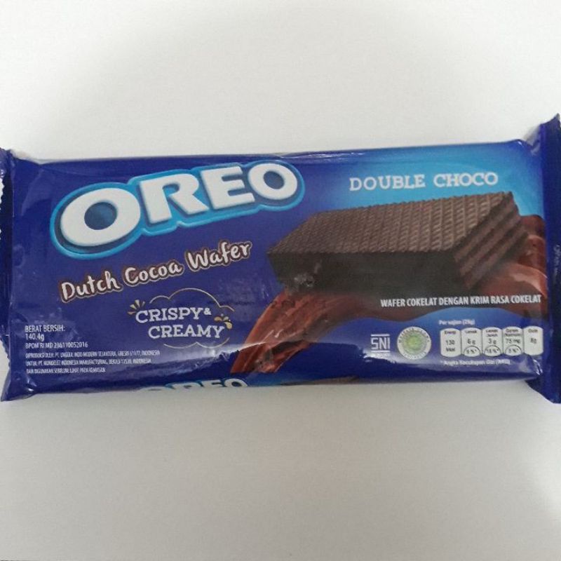 Jual Oreo Dutch Cocoa Wafer (Double Choco dan Choco Vanilla) | Shopee ...