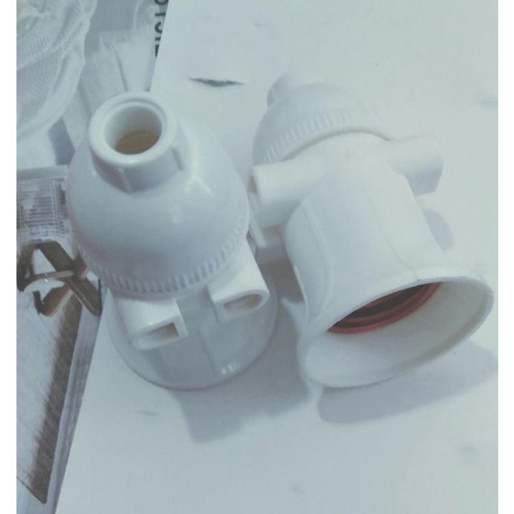 Jual fitting lampu gantung plus colokan T model fiting piting pitting ...