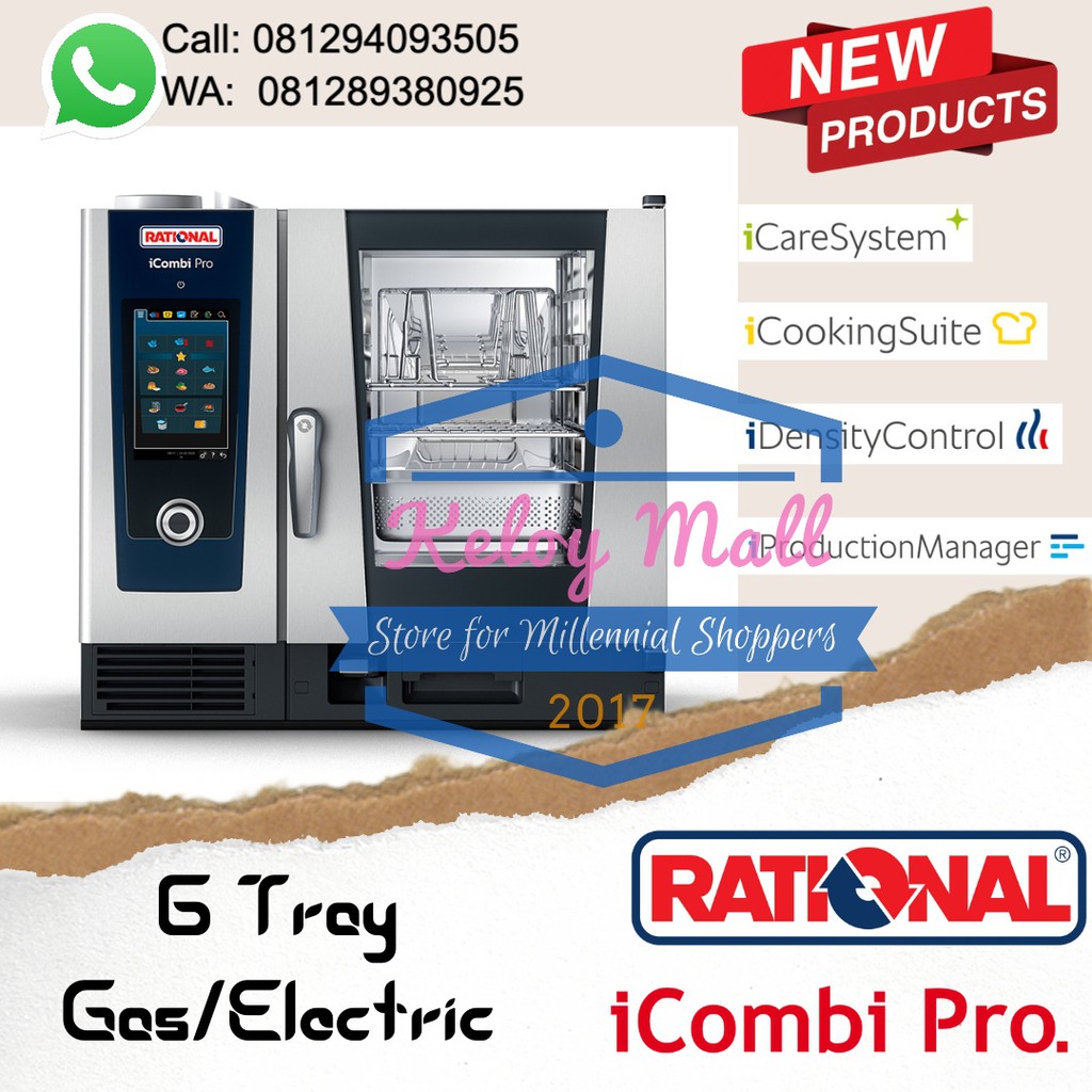 Jual Combi Oven RATIONAL 6 Tray iCombi Pro NEW Edition | Shopee Indonesia