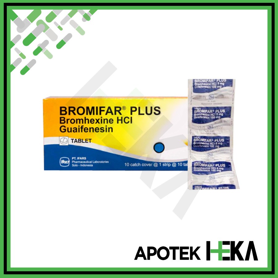Jual Bromifar Plus Tablet Box isi 10x10 - Obat Batuk Berdahak (BANDUNG ...