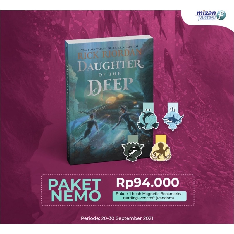 Jual Novel Daughter Of The Deep - Rick Riordan | Shopee Indonesia