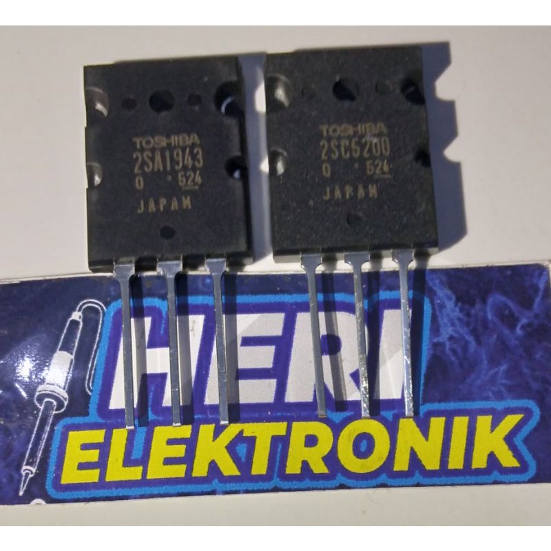 Jual transistor tosiba 2sc5200, 2sa1943 ori japan lot 524 | Shopee Indonesia