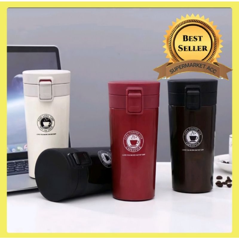Jual Termos Kopi Travel Mug Coffee Tahan Air Panas Dingin | Shopee ...
