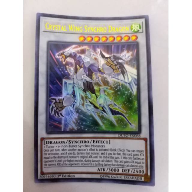 Jual Yugioh Crystal Wing Synchro dragon | Shopee Indonesia