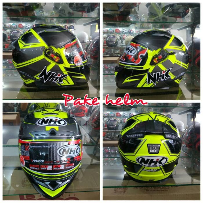 Jual PRODUK TERLARIS !!! HELM NHK FULL FACE HELM NHK RX9 HAWK YEL FL ...