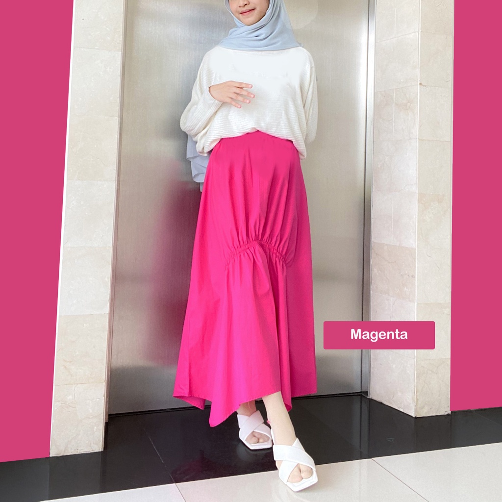 Jual ALEKA - SORA SKIRT ( 9 WARNA) | Shopee Indonesia