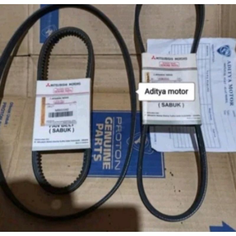 Jual fan belt/ van belt/ v-belt lancer dangan dohc 1989-1990 original ...