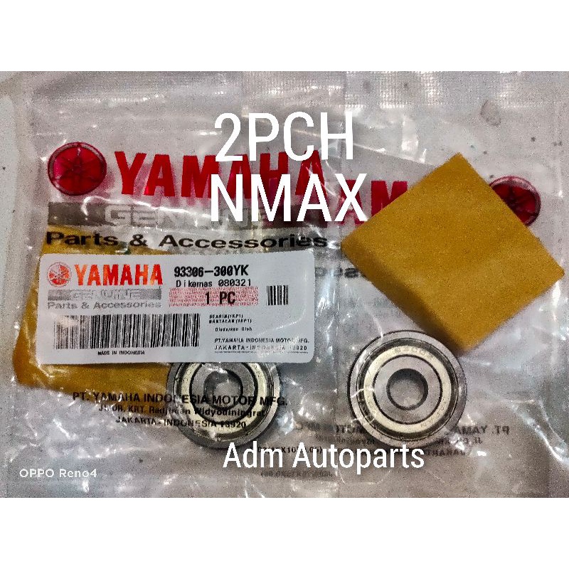 Jual Bearing Roda depan set kanan dan kiri (6300z) 2PCH Yamaha Nmax ...