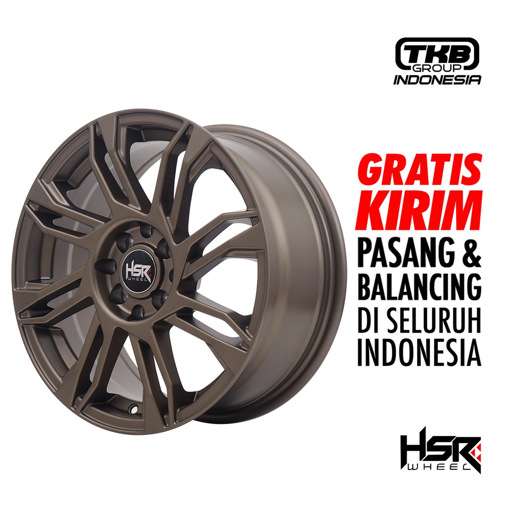 Jual Velg Mobil Ring 16 HSR SIRIUS R16 - PCD H8X100-114,3 ET35 SMBRZ ...