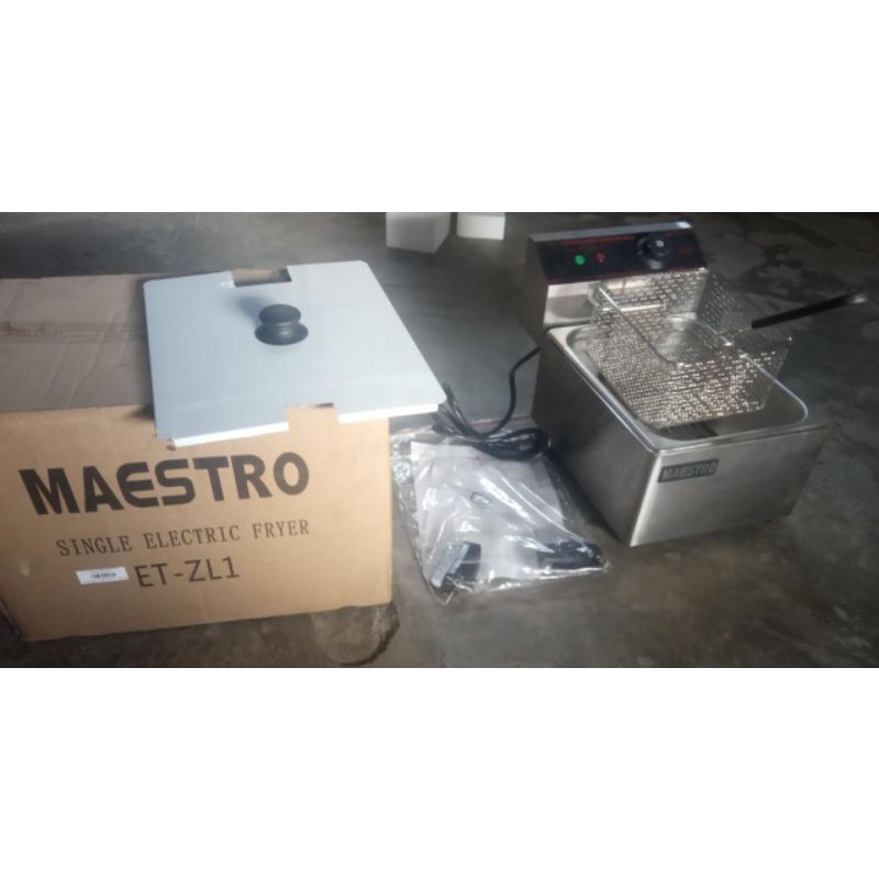 Jual Mesin Deep Fryer Listrik MAESTRO ET ZL 1 Alat Penggorengan ...