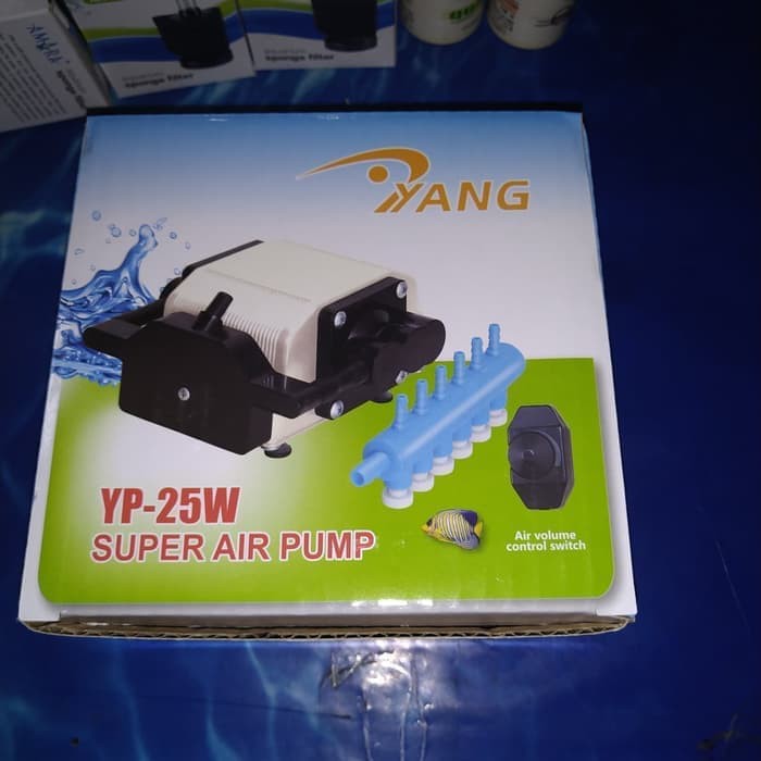 Jual Pompa udara Aquarium Kolam Super Pump Yang Yp 25 W | Shopee Indonesia