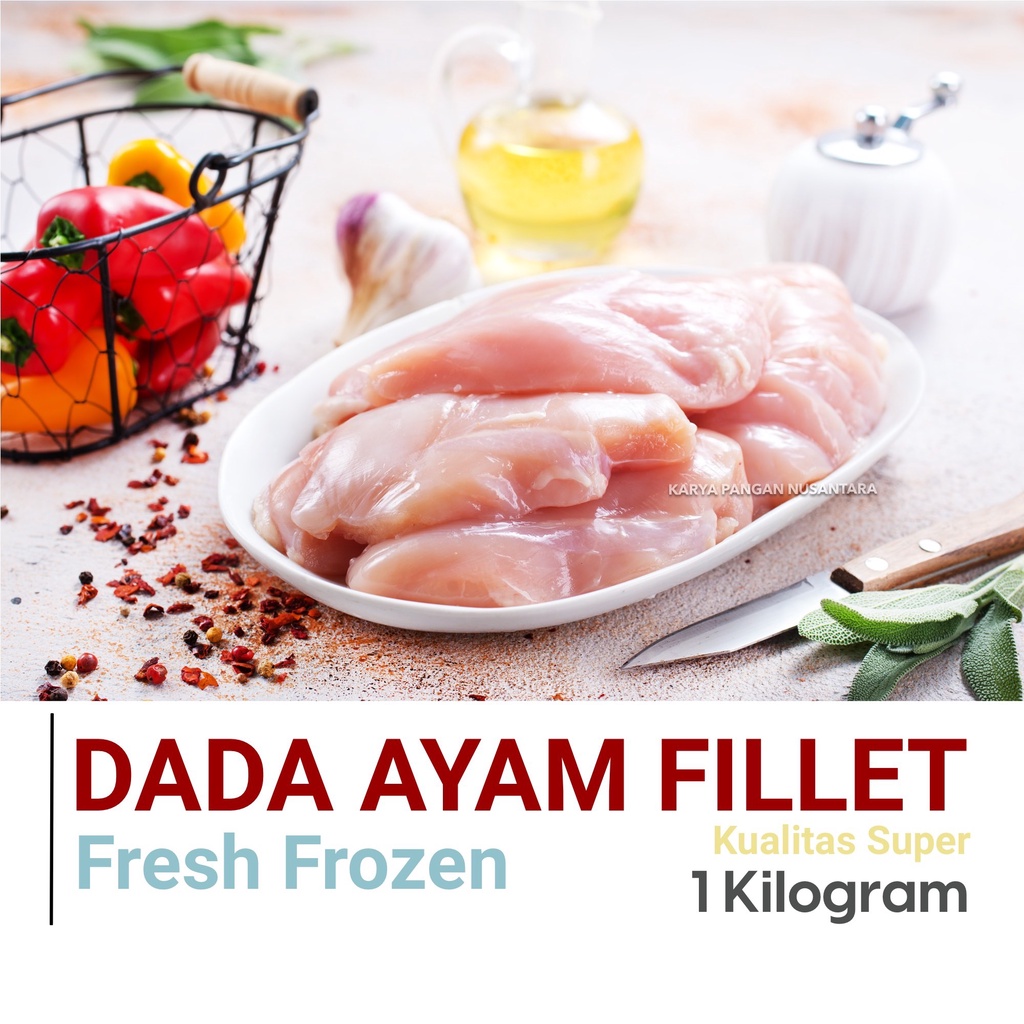 Jual DADA AYAM FILLET FRESH FROZEN DADA AYAM POTONG 1 KG FILET TANPA ...