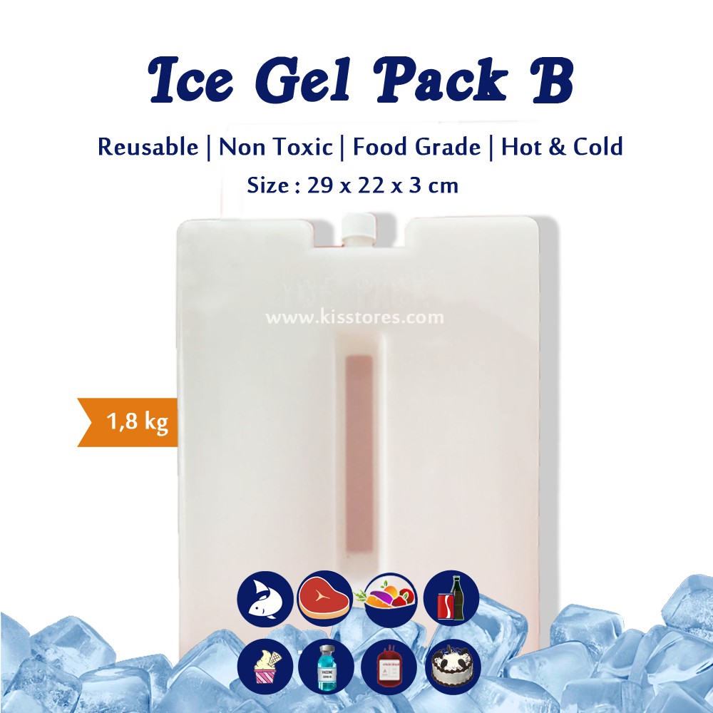 Jual Ice Pack Kotak Ice Gel Pack Besar Jumbo Original | Shopee Indonesia