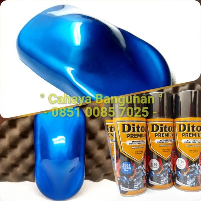 Jual Paket Diton Premium Candy Tone Blue Biru 9309 Cat Semprot Pilox ...