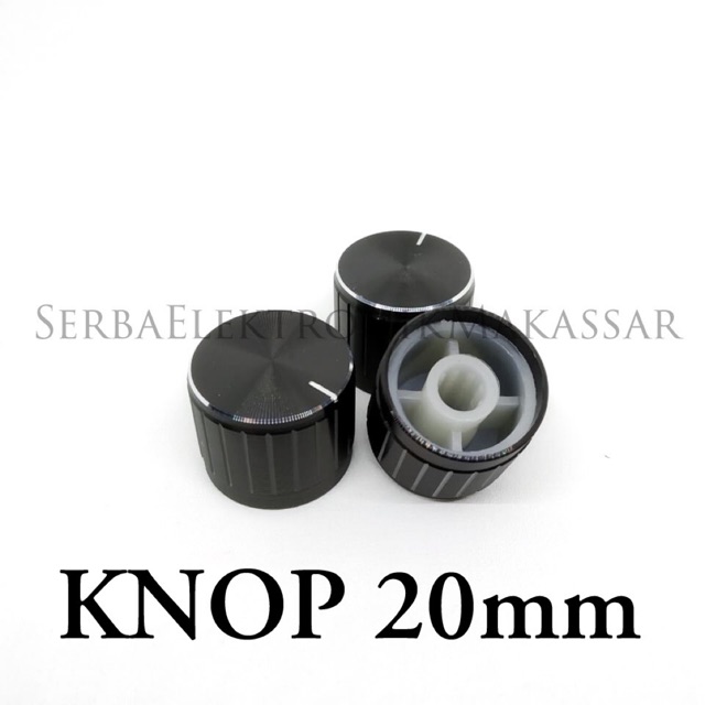 Jual Knop Potensio 20mm Hitam | Shopee Indonesia