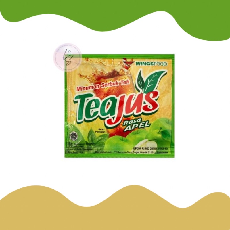 Jual Tea Jus Teh Jus Gula Batu dan Apel Renceng | Shopee Indonesia