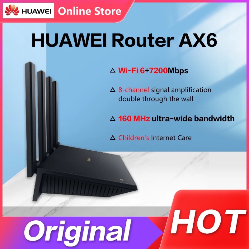 Jual Huawei AX6 Router Wifi 6+ Smart Home Mesh Gaming Wireless Router ...