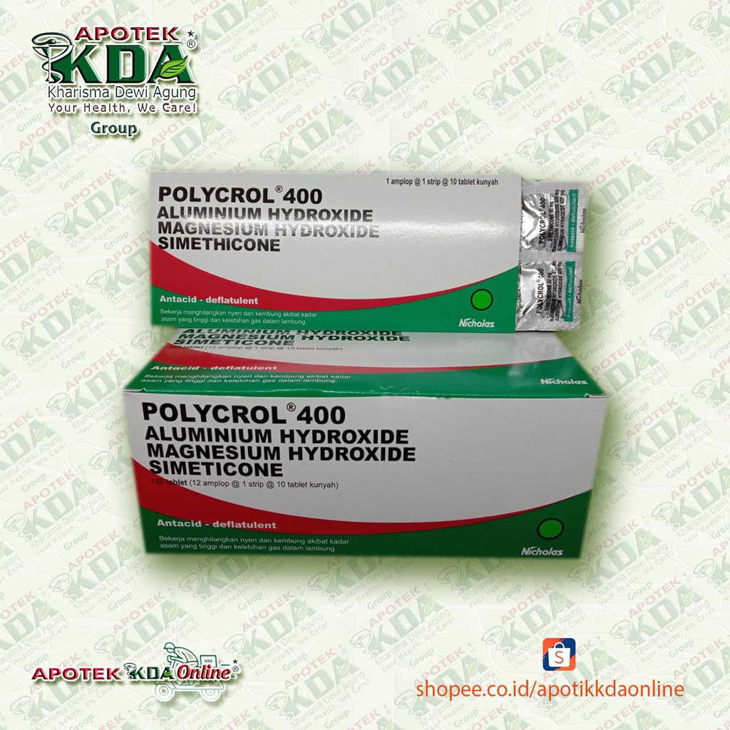 Jual POLYCROL 400 ISI 10 TABLET | OBAT MAAG | ASAM LAMBUNG | Shopee ...