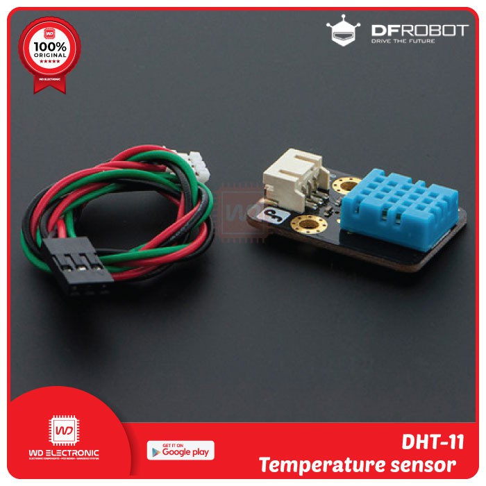 Jual DFRobot DHT-11 DHT11 Temperature & Humidity Sensor module | Shopee ...