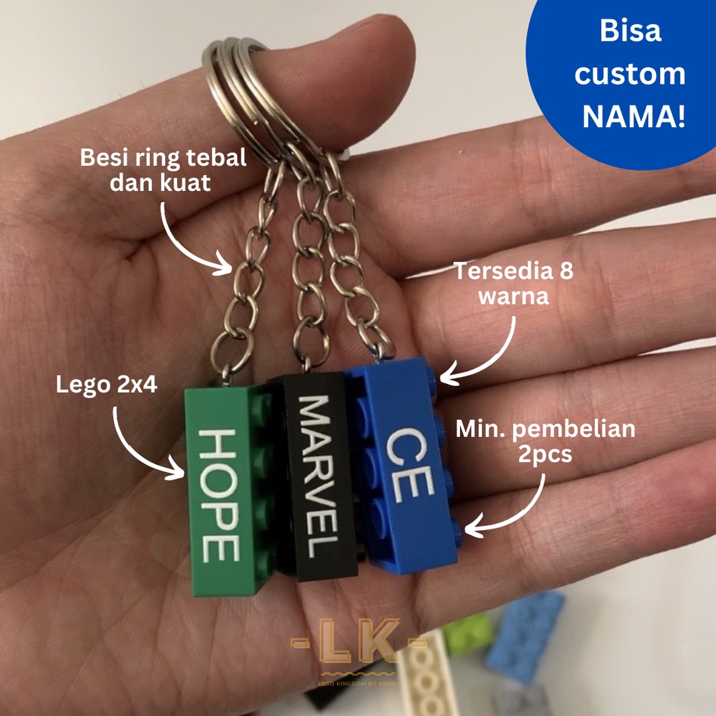 Jual GANTUNGAN LEGO / KEYCHAIN LEGO BRICK / GANTUNGAN KUNCI | Shopee ...