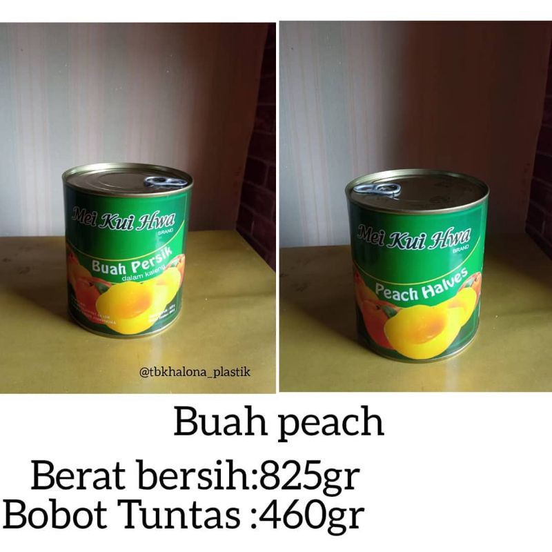 Jual Buah Peach Kaleng MKH | Shopee Indonesia