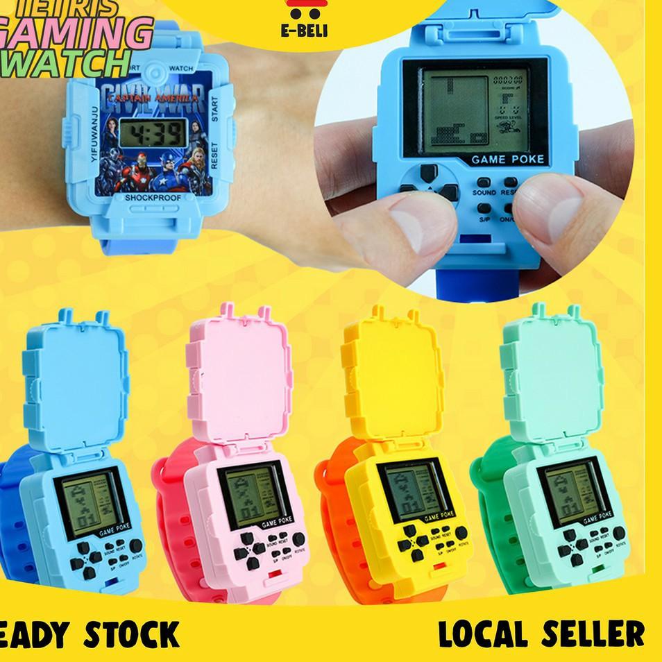 Jual "DKK. 182632" jam tangan anak ada permainan game tetris / jam anak ...
