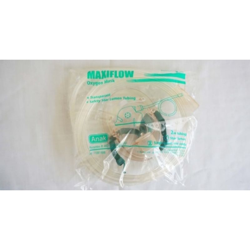 Jual masker oksigen maxiflow onemed dewasa, anak, bayi | Shopee Indonesia
