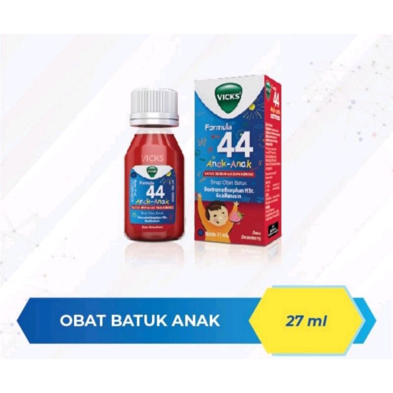 Jual Obat Batuk Vicks Formula 44 Anak 27ml/botol | Shopee Indonesia