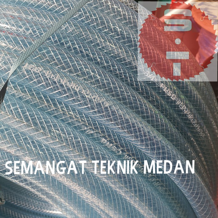 Jual 1" SELANG AIR PVC SERAT BENANG PLASTIK TAMAN 1" 1 " INCH METER ECER | Shopee Indonesia