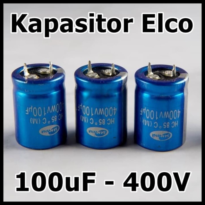 Jual Kapasitor Elco 100uf 400v Capacitor Elko 100 uf 400 Volt | Shopee Indonesia