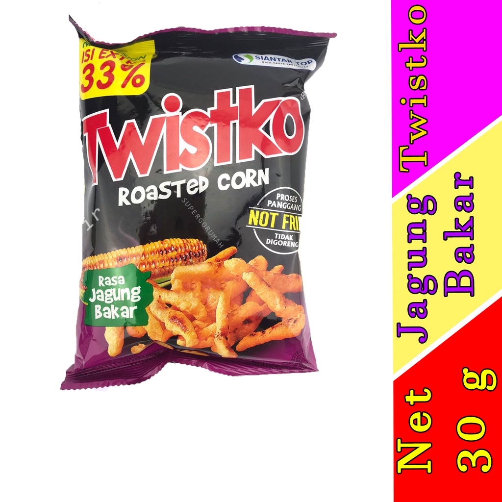 Jual Makanan Ringan -Twistko -Jagung bakar -Ciki - 30 g | Shopee Indonesia