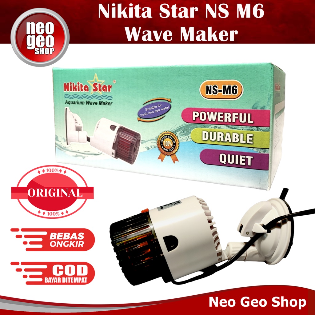 Jual NS M6 NSM6 NIKITA STAR Wave Maker Pompa Pembuat Arus Ombak Gelombang | Shopee Indonesia