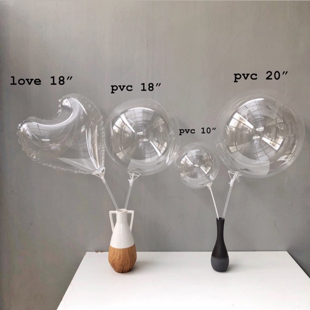 Jual Balon PVC Transparant / Balon Clear PVC / Balon bening | Shopee ...