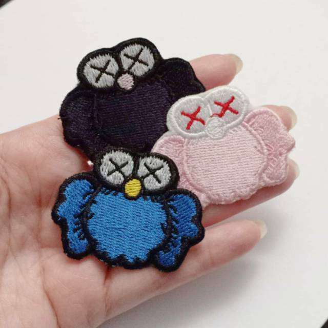 Jual Patch kaws,sesame street owl/patch logo | Shopee Indonesia