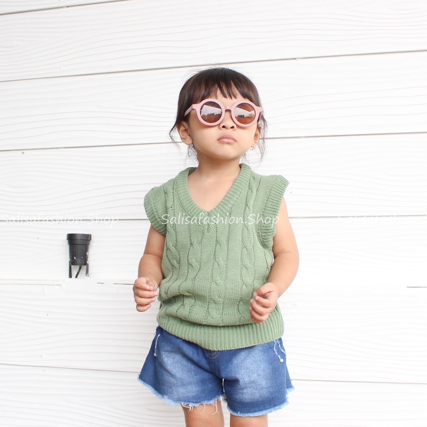 Jual Rompi Rajut Anak / Rompi Anak / Rompi Anak Motif Rajut Cable ...