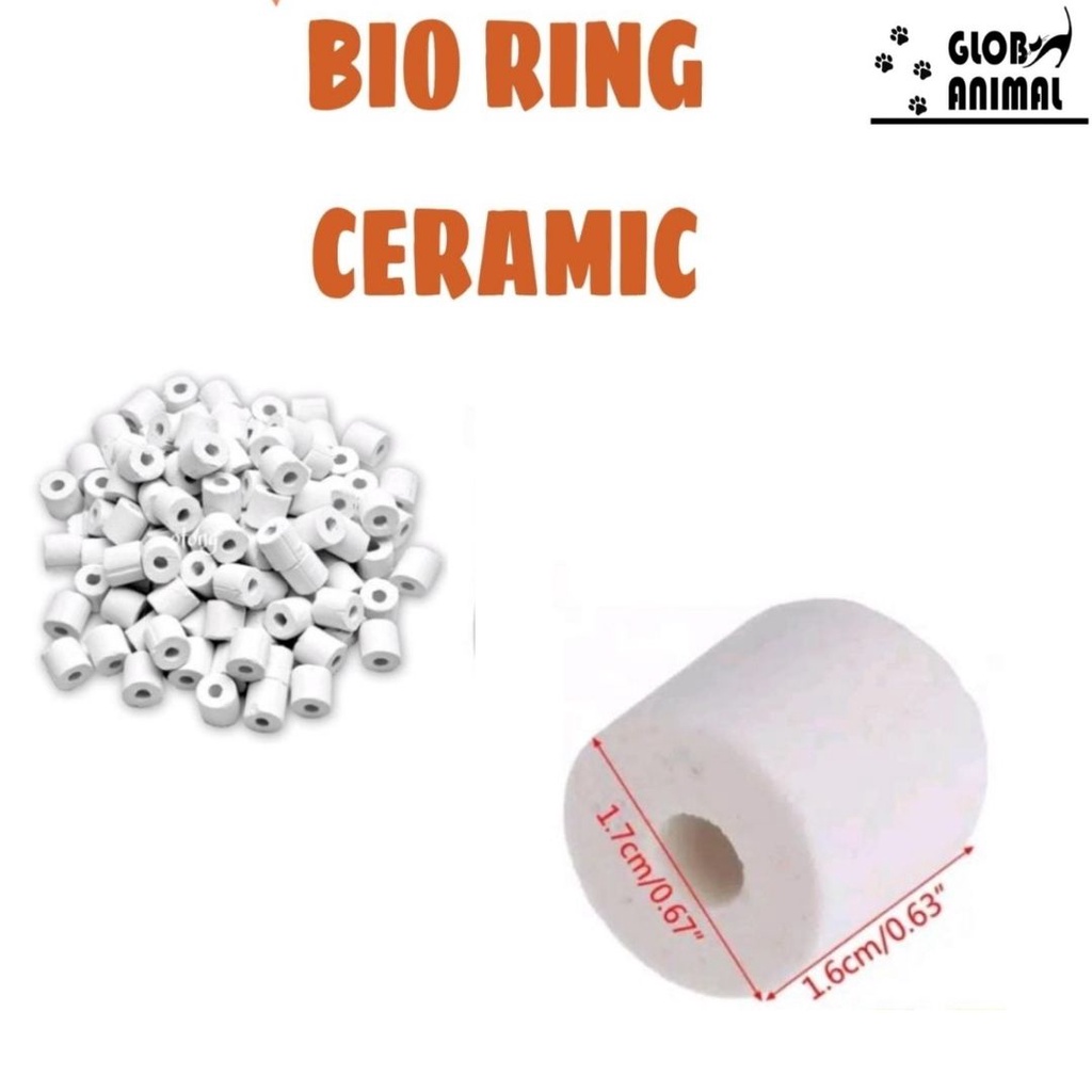 Jual ECERAN BIO RING CERAMIC BIORING KERAMIK MEDIA FILTER AQUARIUM ...