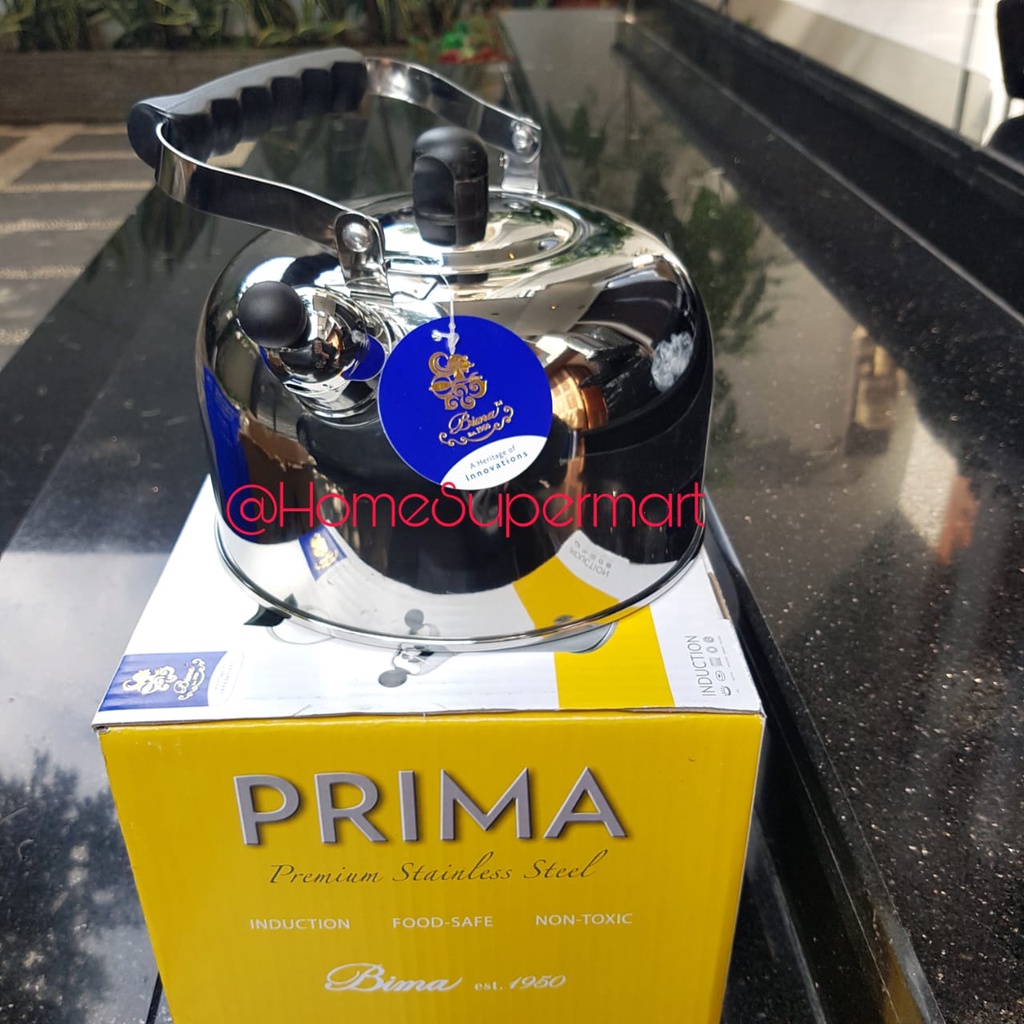 Jual Bima Prima Whistling Kettle 22cm 4Liter Teko Siul Stainless Bima ...