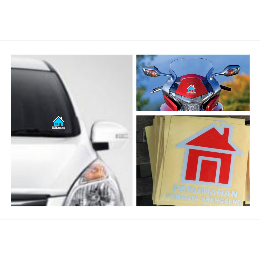 Jual Stiker Cutting Sticker Mobil / Motor - Tanda Penghuni Kompleks ...