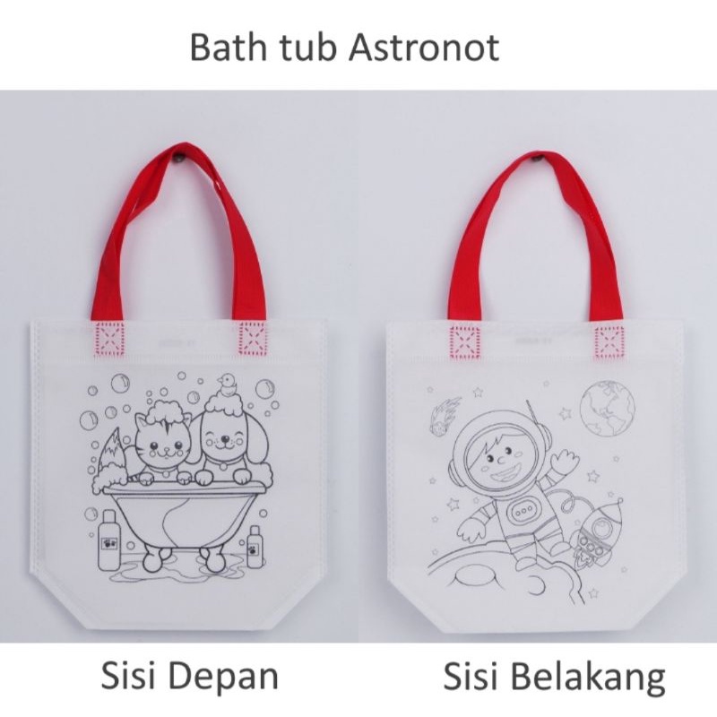 Jual goodiebag tas sponbound lukis anak tas lukis tas mewarnai drawing ...