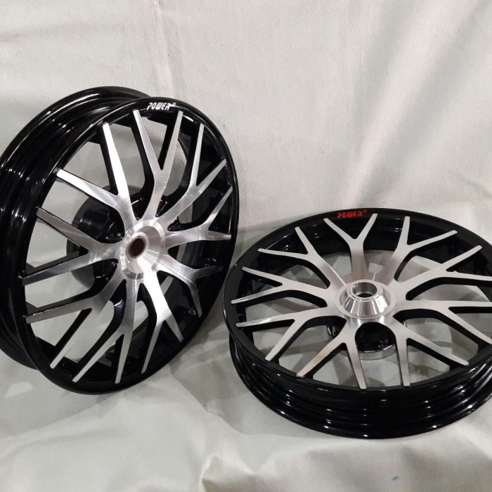 Jual velg motor Vario 110 POWER Evo black Chrome | Shopee Indonesia