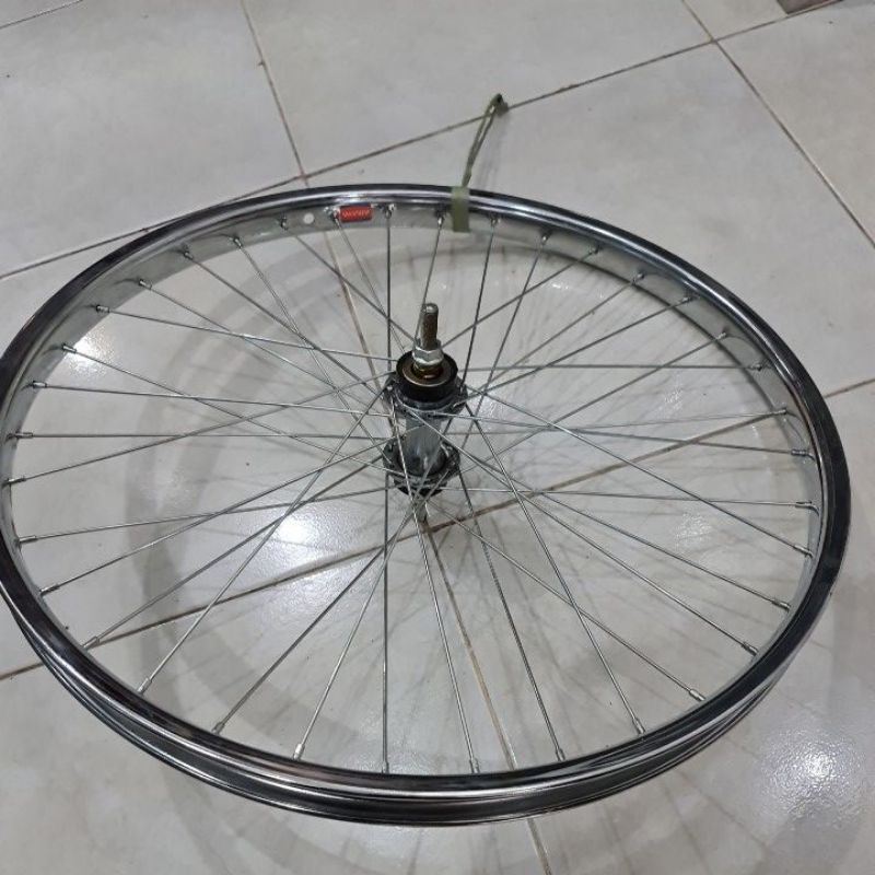 Jual PELEG / VELG SEPEDA 24 atau 26 atau BALAP ALUMUNIUM SILVER / HITAM ...