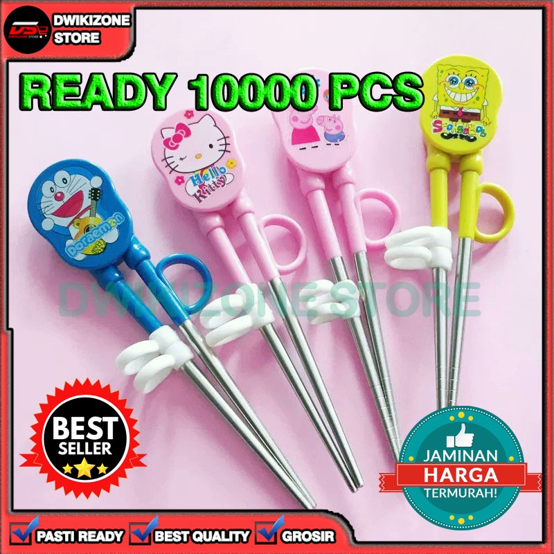 Jual [100% ORIGINAL] SUMPIT ANAK KARAKTEK KARTUN FOOD GRADE STAINLESS ...
