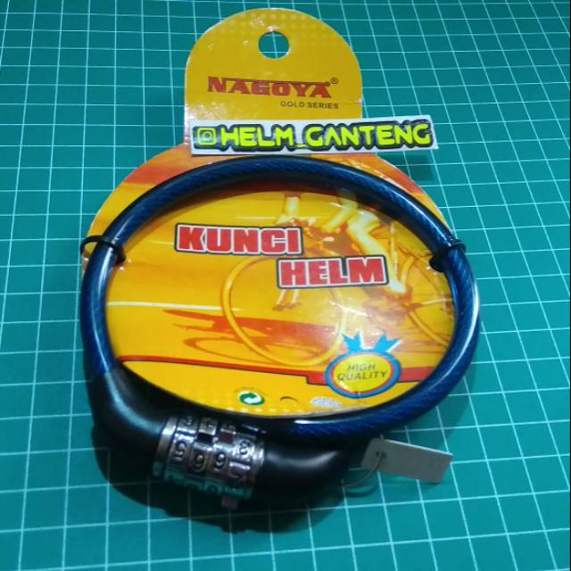 Jual kunci helm gembok tali pengaman helm sepeda tas dn benda lainnya ...