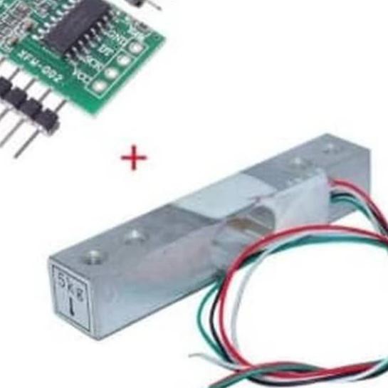 Jual Terlaku,! HX711 + Load Cell 5 kg - Loadcell 5kg - Sensor Berat ...