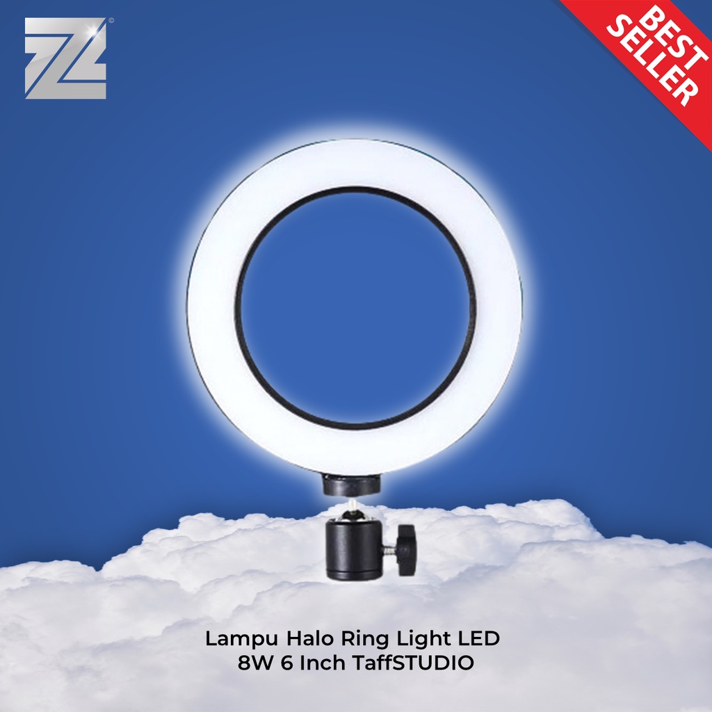 Jual Lampu Halo Ring Light LED Kamera 8W 6 Inch Merk TaffSTUDIO ...