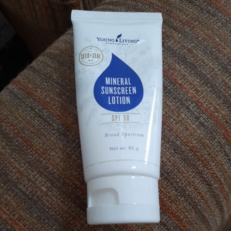 Jual mineral sunscreen lotion young living no bahan kimia (85gr ...