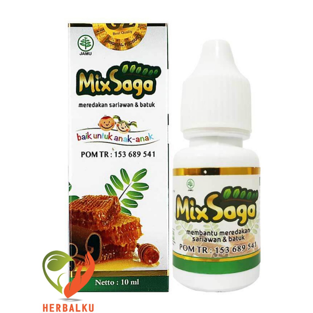Jual MIXSAGA MIX SAGA / OBAT BATUK DAN SARIAWAN ANAK ORIGINAL ...
